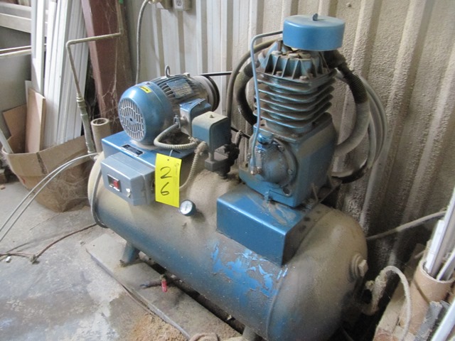 WEBSTER 651 5HP AIR COMPRESSOR S/N: S04338