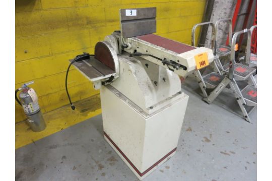 Jet combination belt and disc sander, s/n 13070072