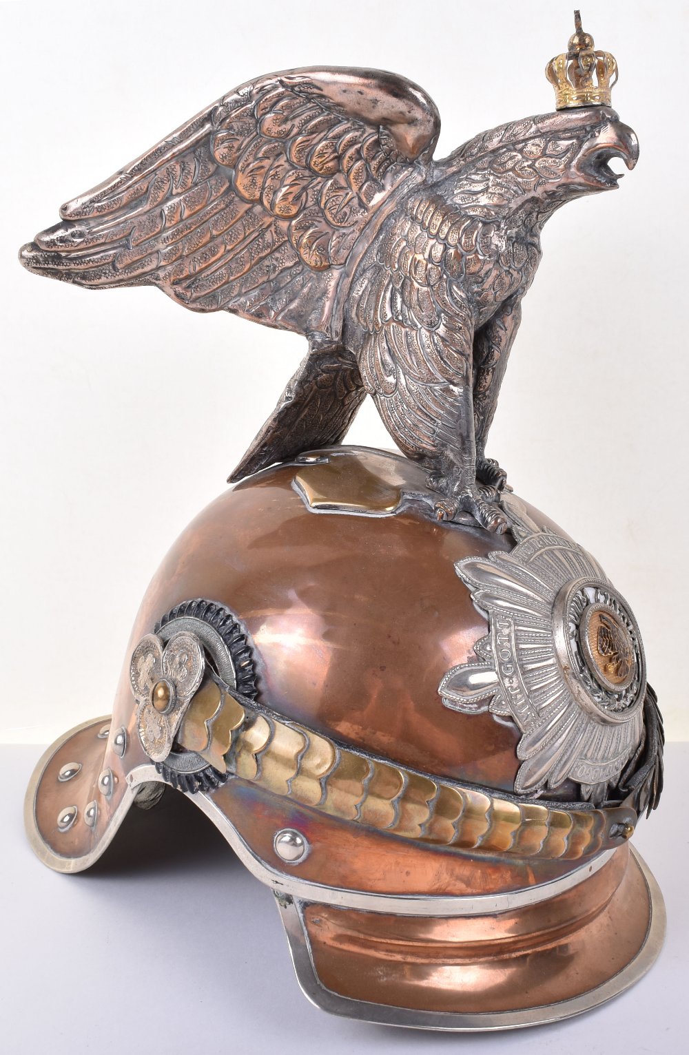 Imperial German Regiment Garde du Corps Officers Helmet, copper brass ...
