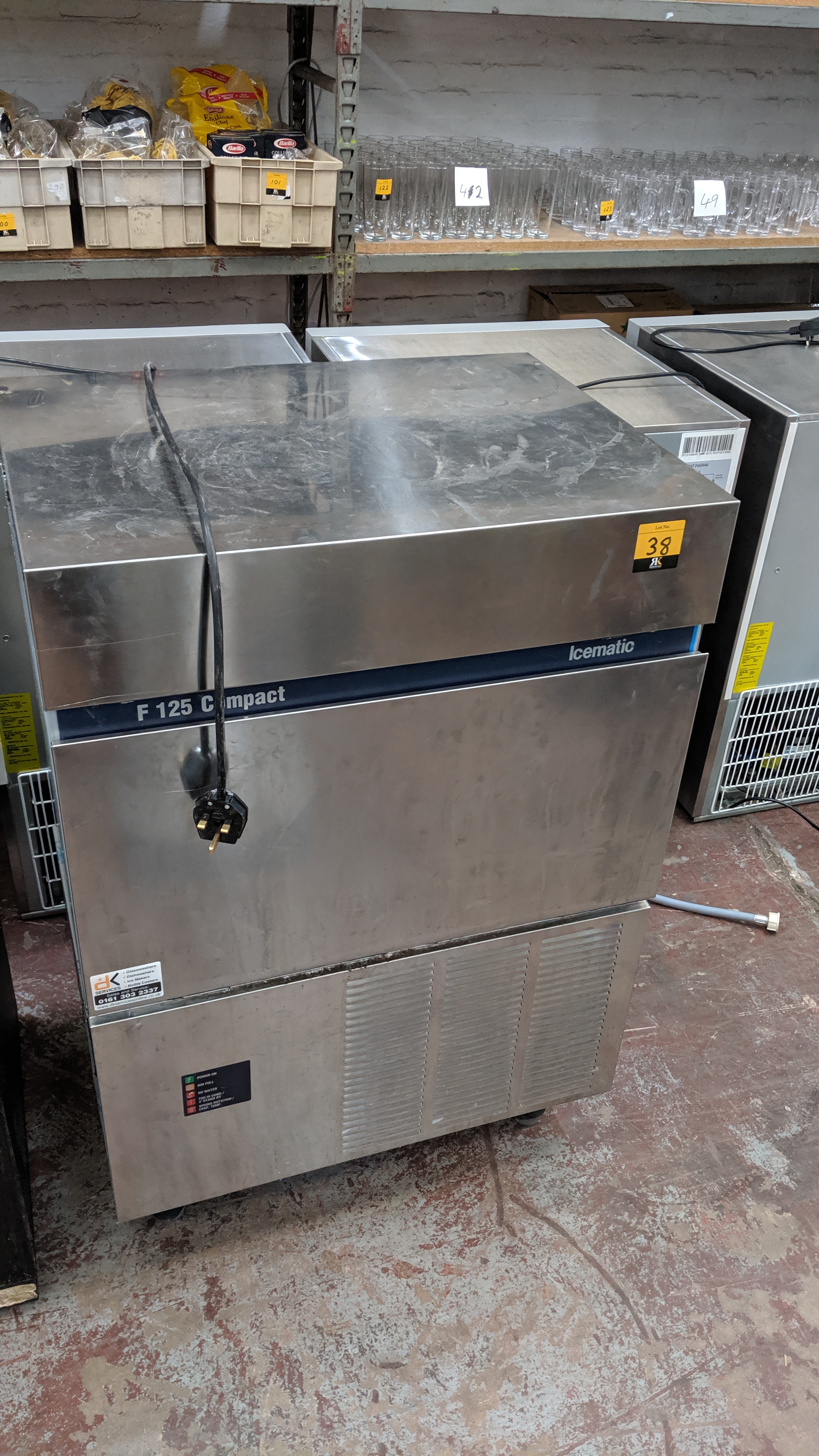 Icematic F125 compact ice machine IMPORTANT: Please remember goods ...