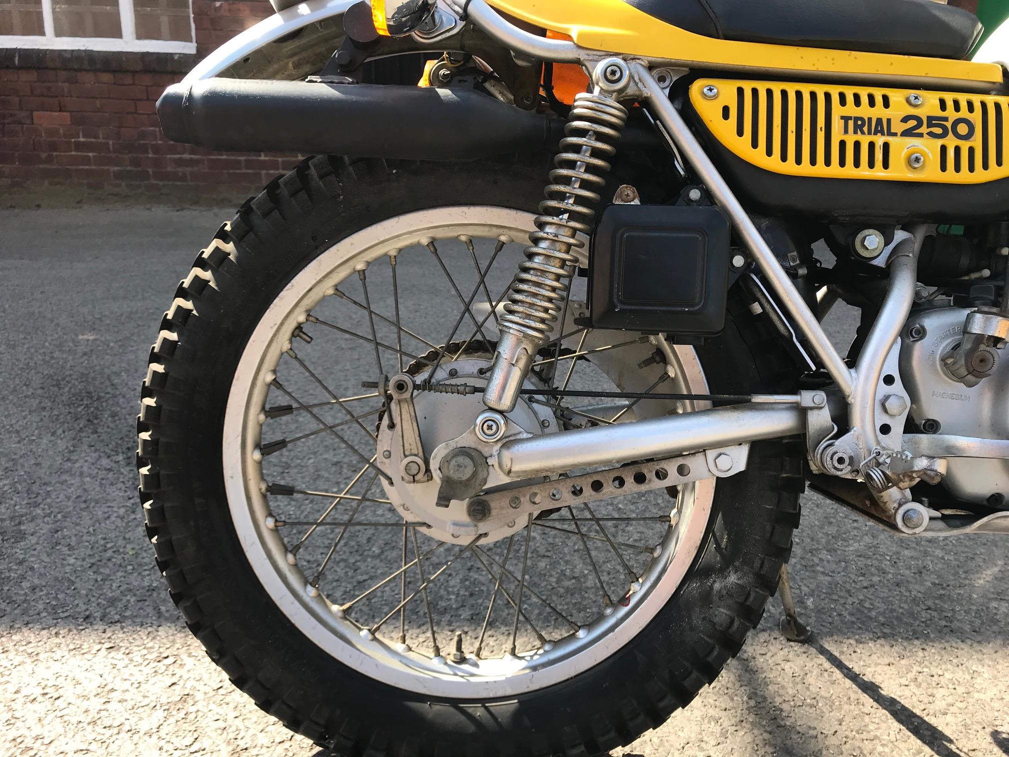 1976 Yamaha TY250 8,030km 4,987 miles Registration PFE 915P While ...