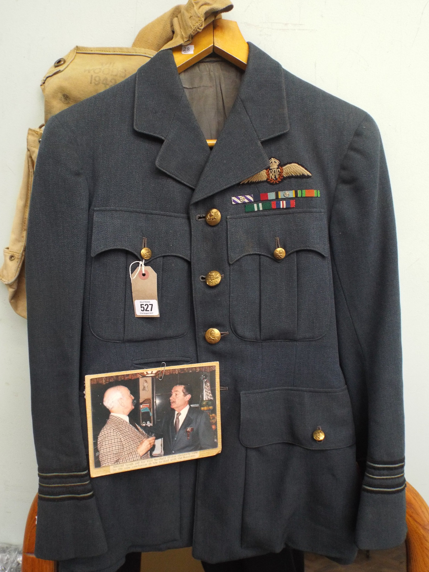 An RAF officers uniform by Moss Bros of London complete with its ...