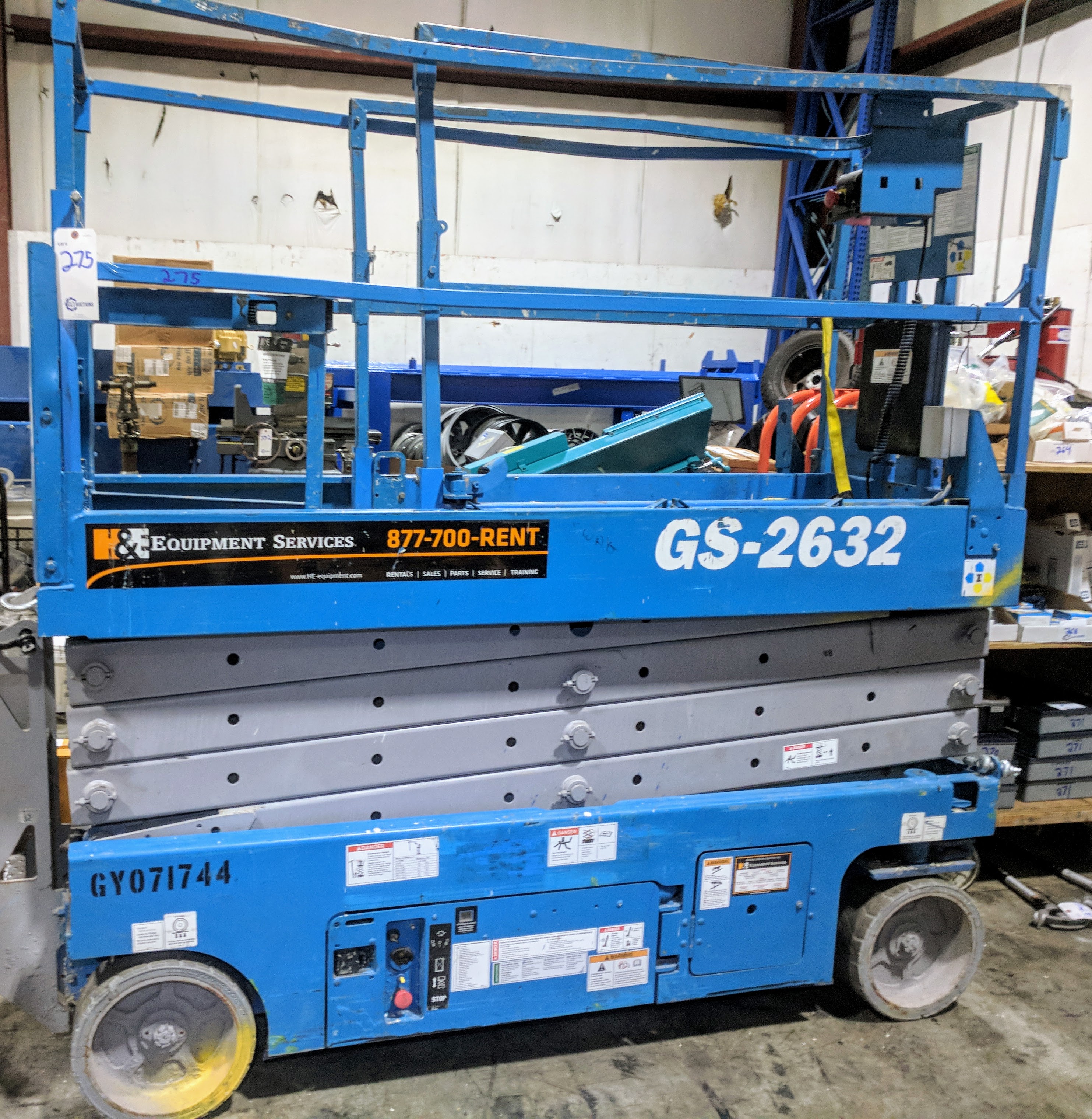 Genie GS-2632 Scissor Lift Manufacturer: Genie Model: GS-2632 Serial ...