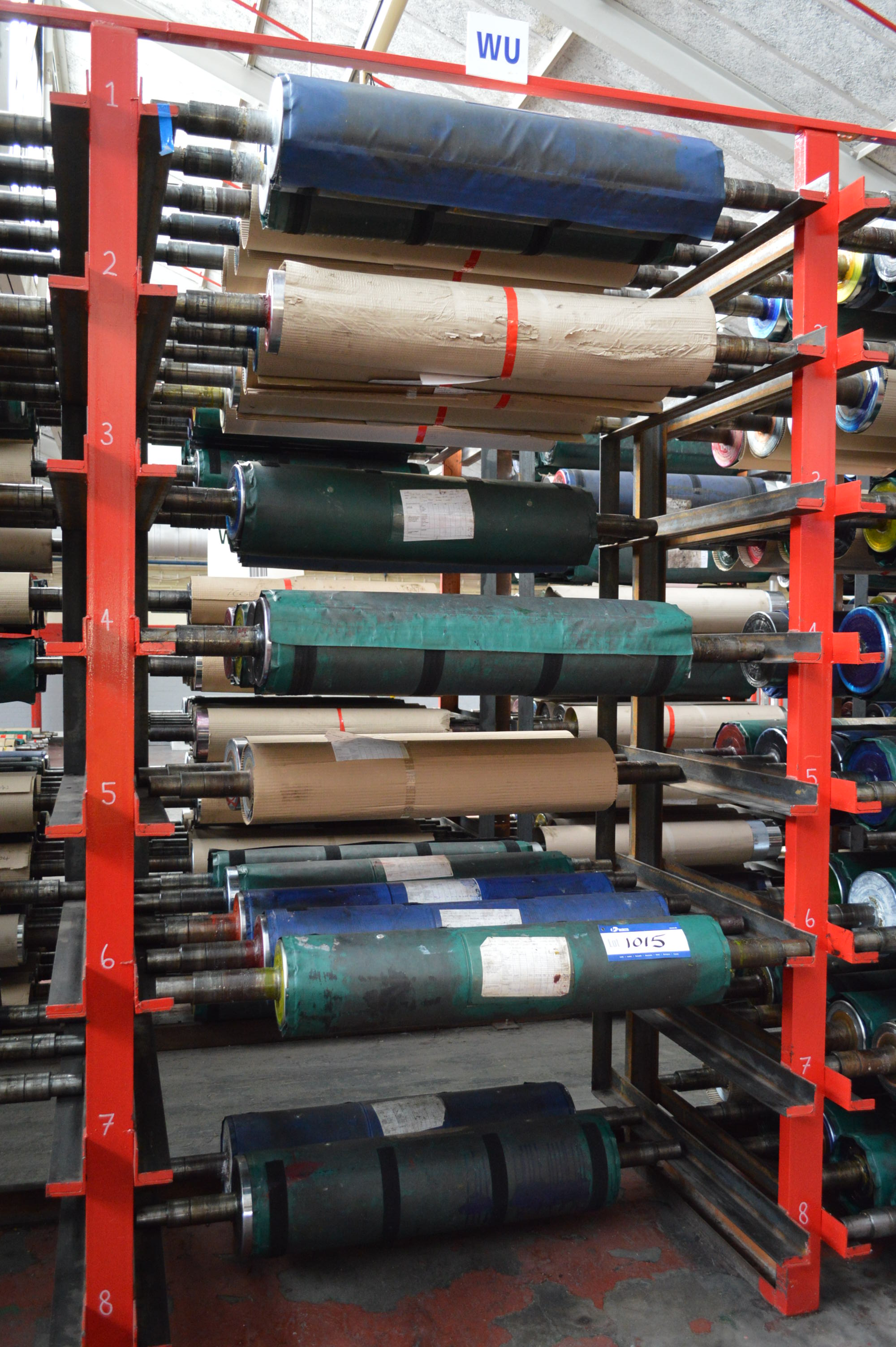 Approx. 23 Gravure Print Cylinders (suitable for lots 806 and 909 – WU)