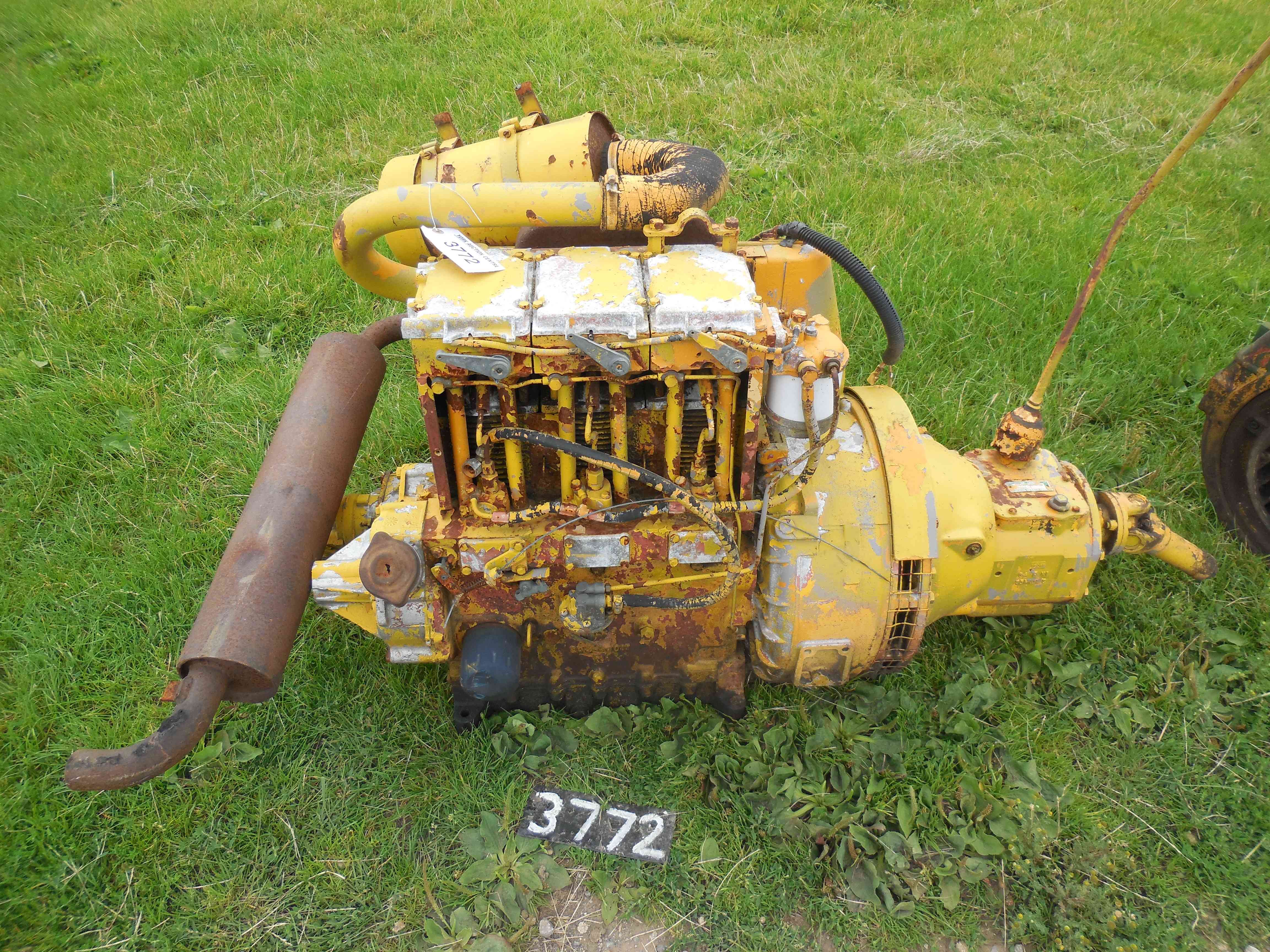 Lister TS3 engine and gearbox