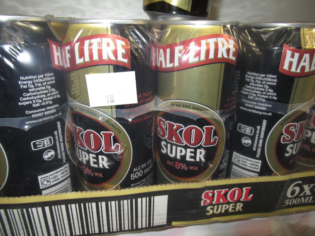 A Qty of Skol Lager & Skol Super RP in excess of £100