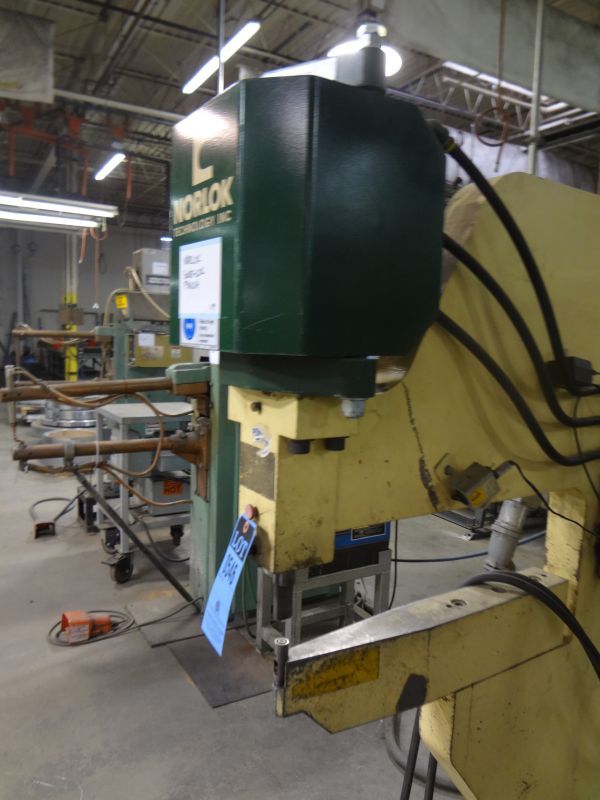 NORLOCK SURE-LOK MODEL MD SL 24 HEAVY DUTY CLINCHING MACHINE; S/N 94008 ...