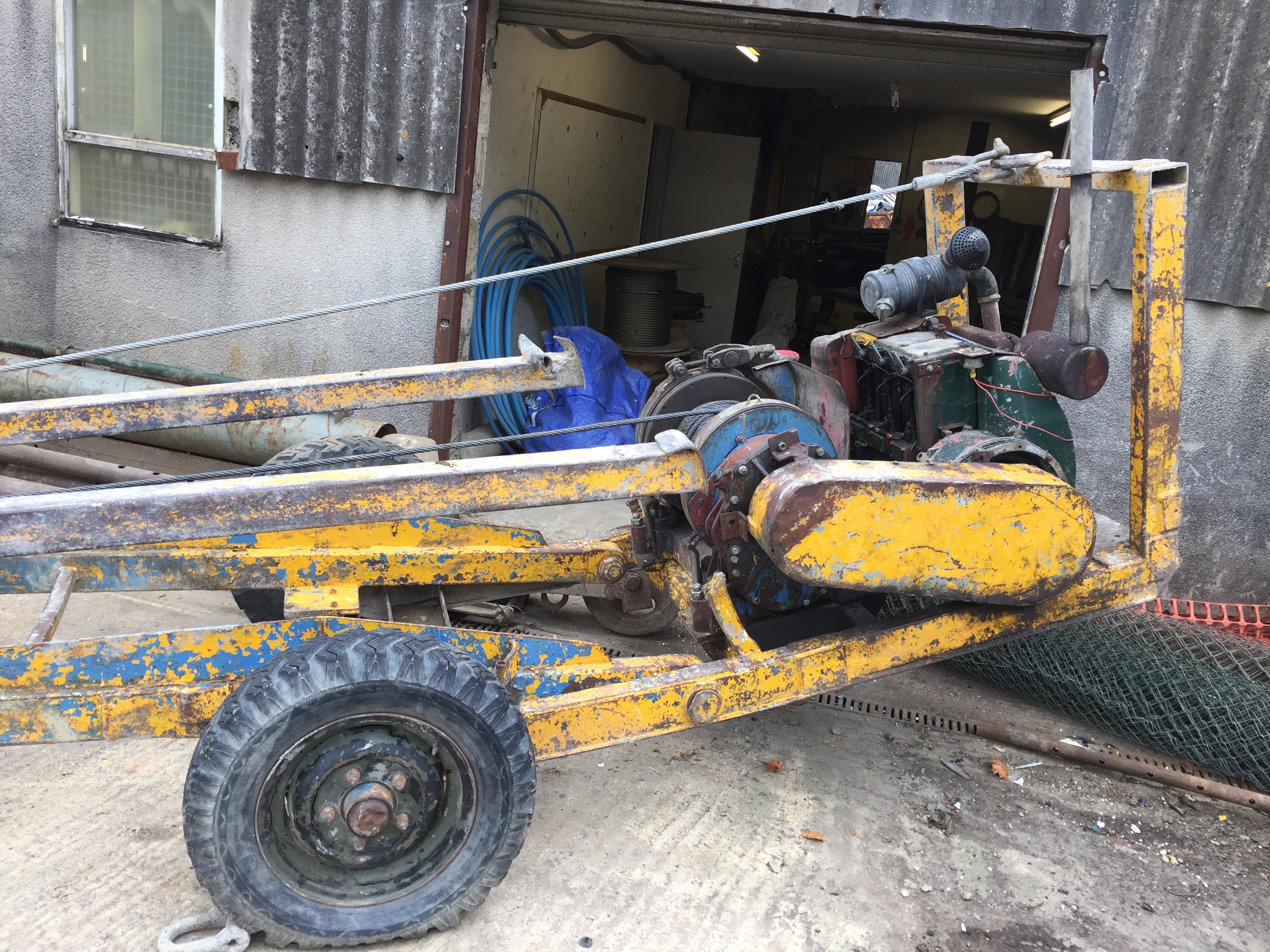 2 Ton Shell and Auger Drilling Rig, made by Ross Engineering Ltd c/w ...