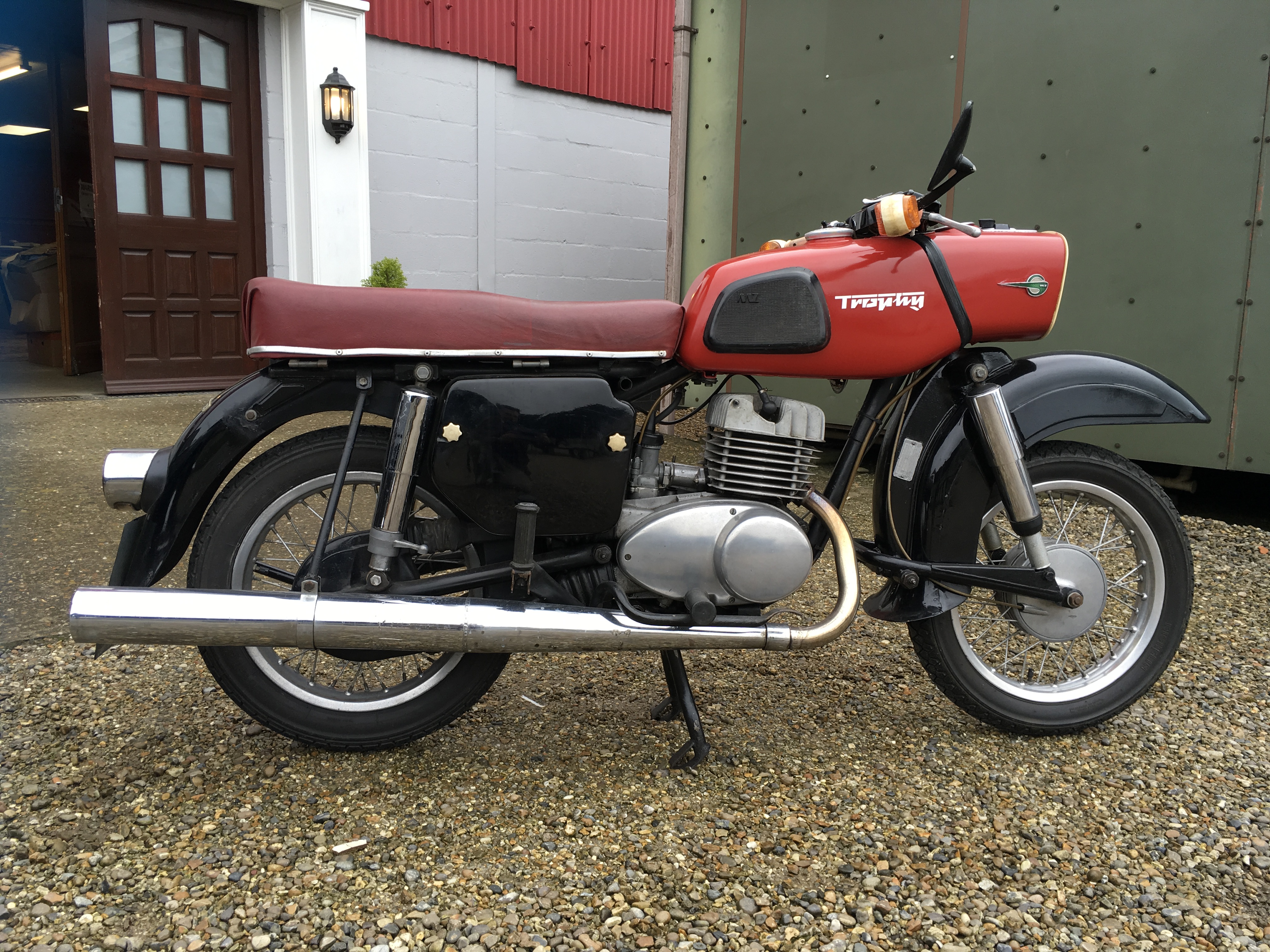 A VINTAGE MZ 1970 250CC MOTORCYCLE REG. NO. FVG 606J