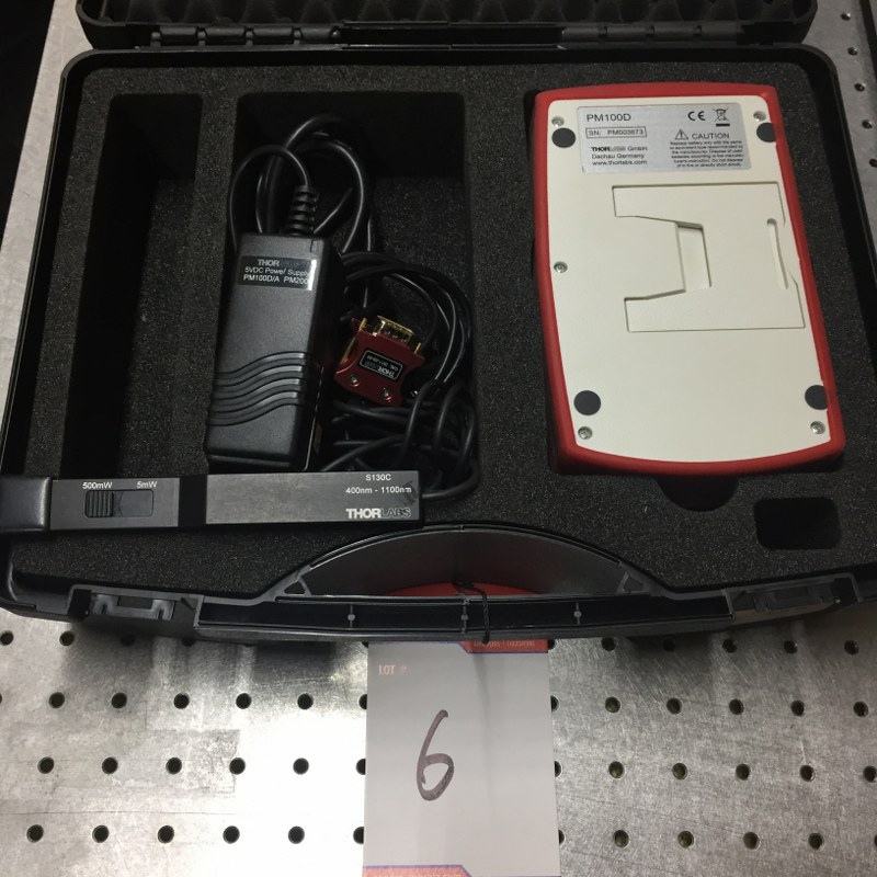THORLABS PM100D Compact Power and Energy Meter Console with S130C 400 ...