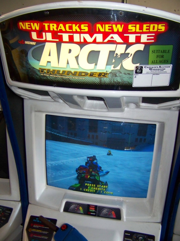 ARCTIC THUNDER ULTIMATE RACING ARCADE GAME H. NOTE: GAME WORKS. . Item ...
