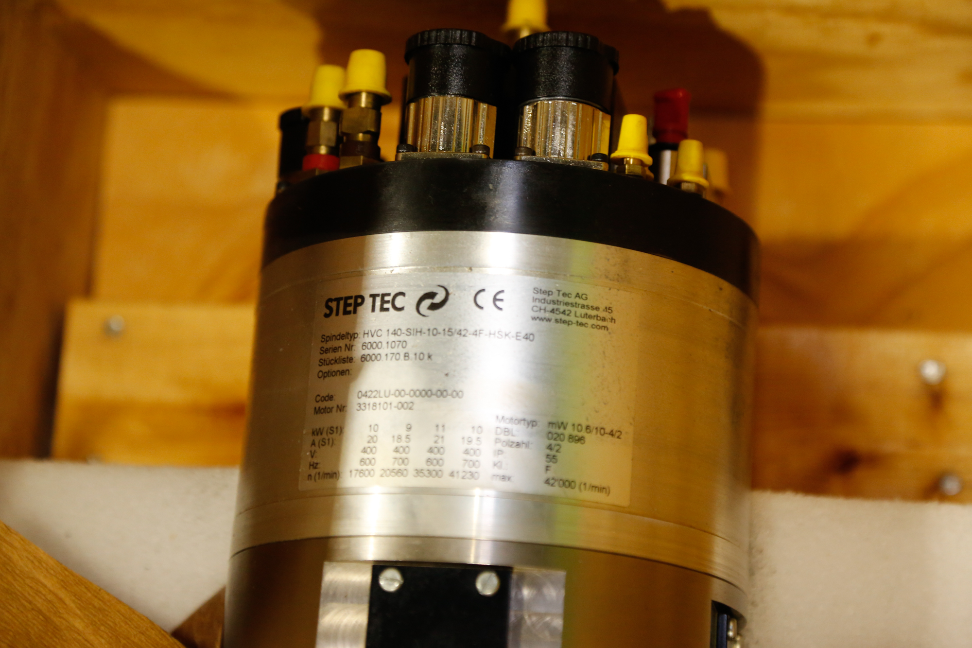 STEP TEC SPARE SPINDLE TYPE HVC-140