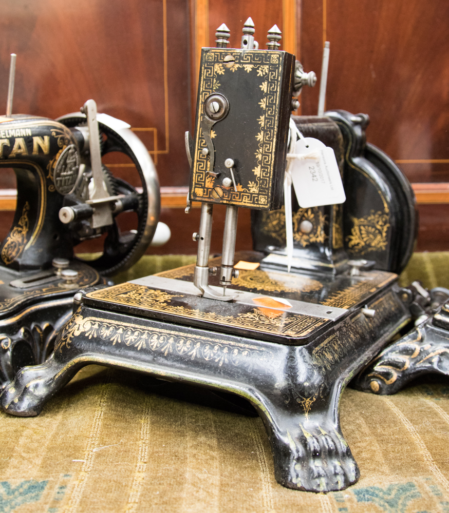 An 1880s The Nelson by the American Sewing Machine Company cast iron ...