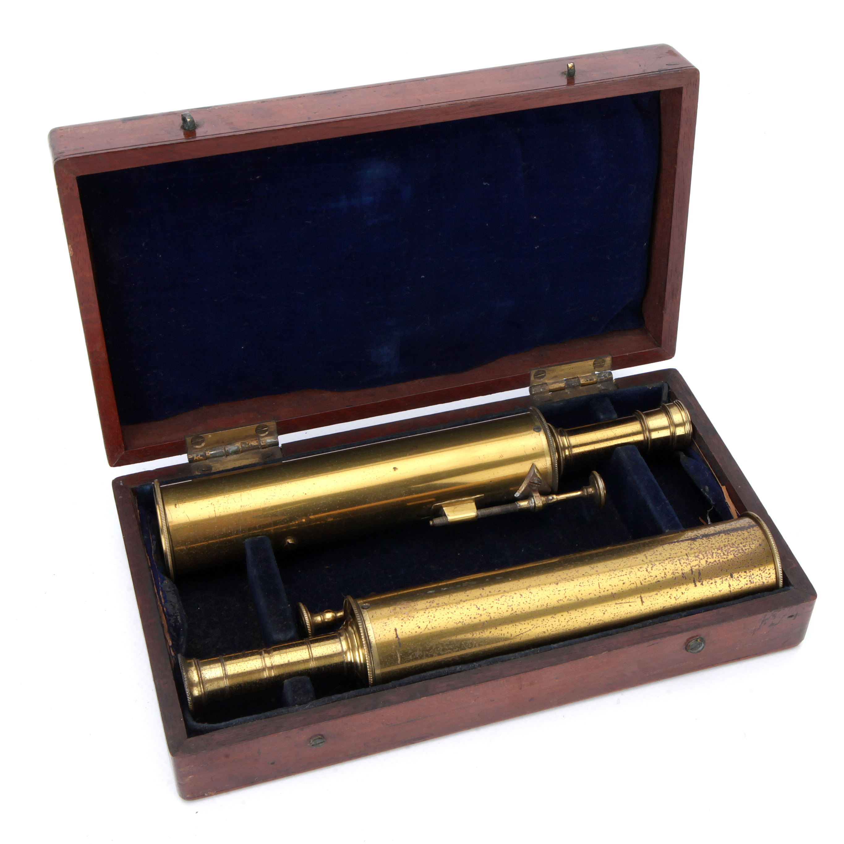 Two Small 18th Century Reflecting Telescopes, unsigned, both in ...