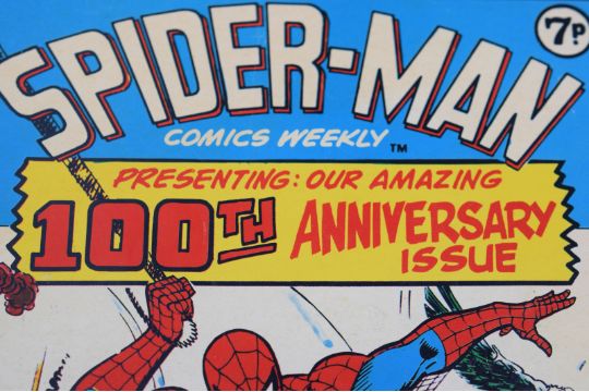Spiderman Comic 100th Anniversary Issue 100 1975 Spiderman 100th ...