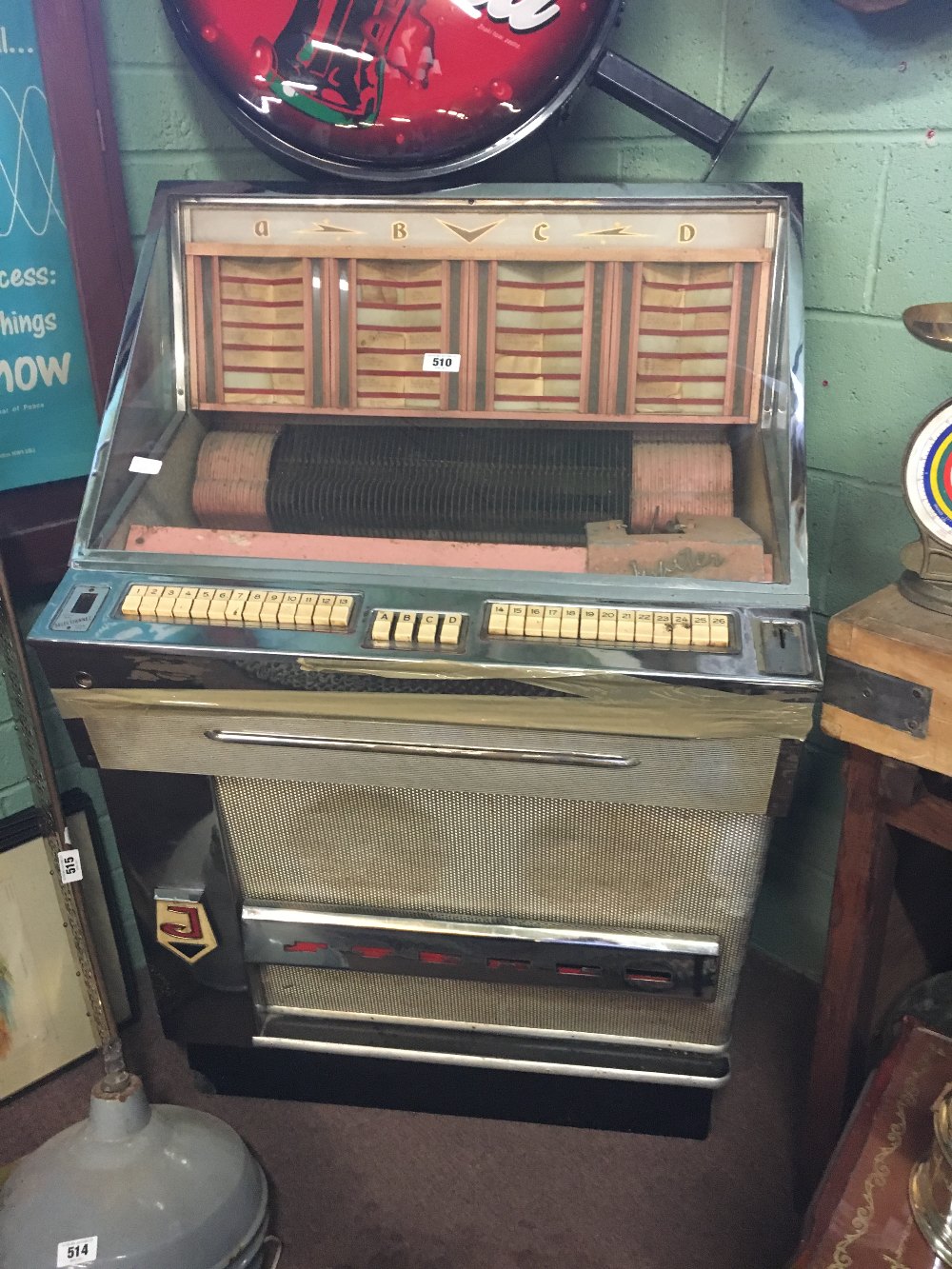1950's jukebox.