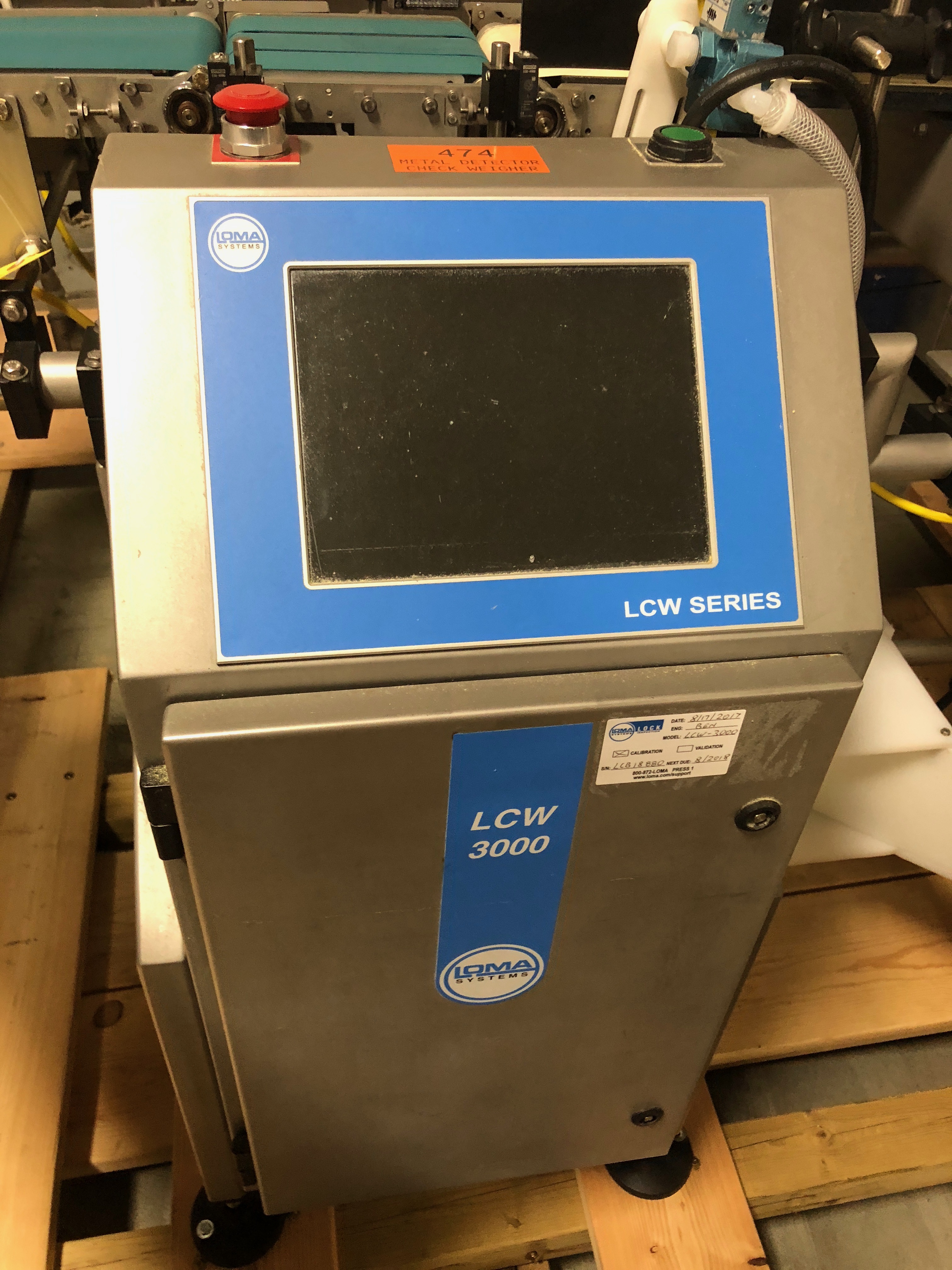 Loma Metal Detector Checkweigher Combo Model LCW 3000 with Loma IQ3 ...