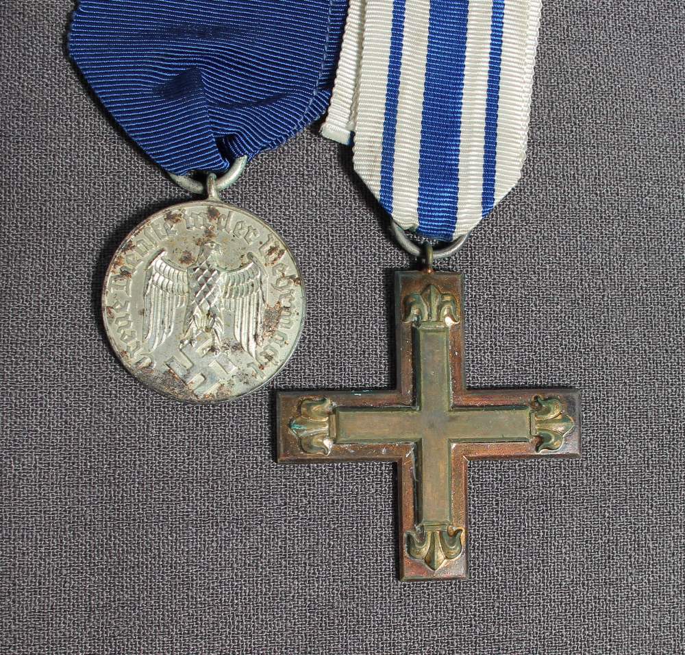 A Weimar republic Baltic cross, together with a Whermacht four year ...