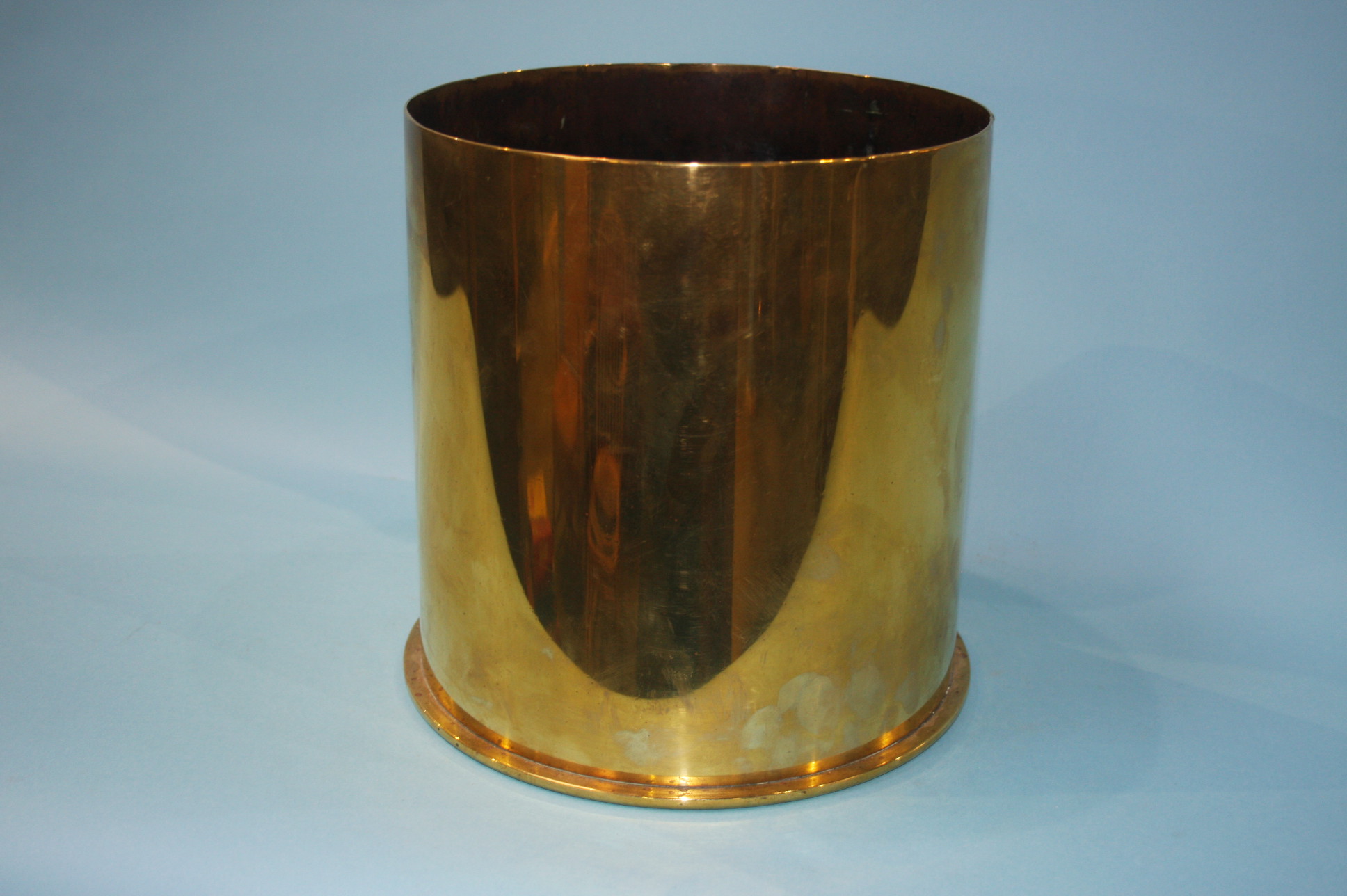 A Large Brass German Shell Case November 1917 a-large-brass-german-shell-case-november-1917