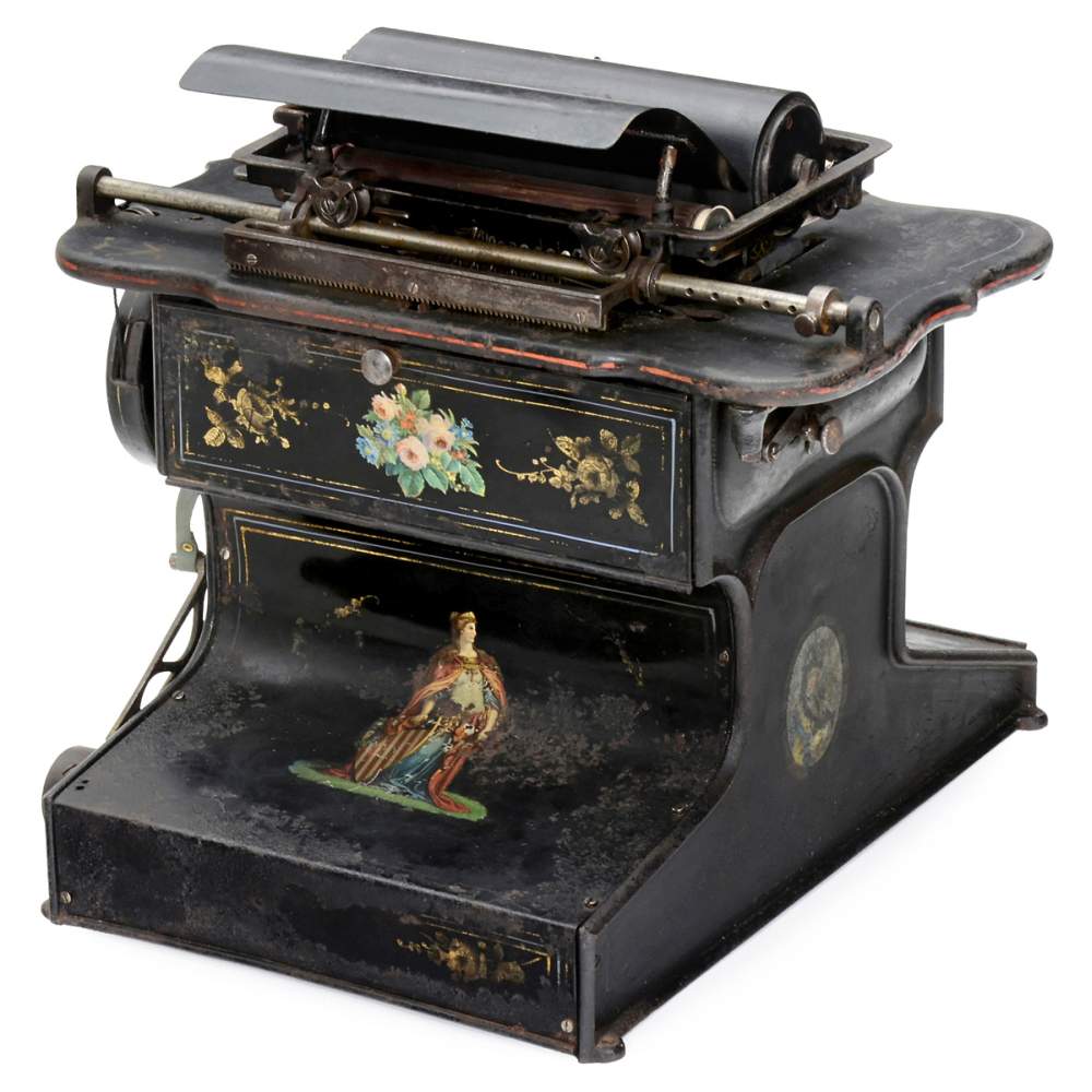 "Sholes & Glidden", 1873 The 1st successful typewriter in the world and ...