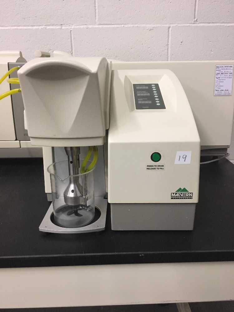 Malvern Hydro 2000MU Mastersizer, Electrical: 100-120 V AC, 60VA, 50 ...