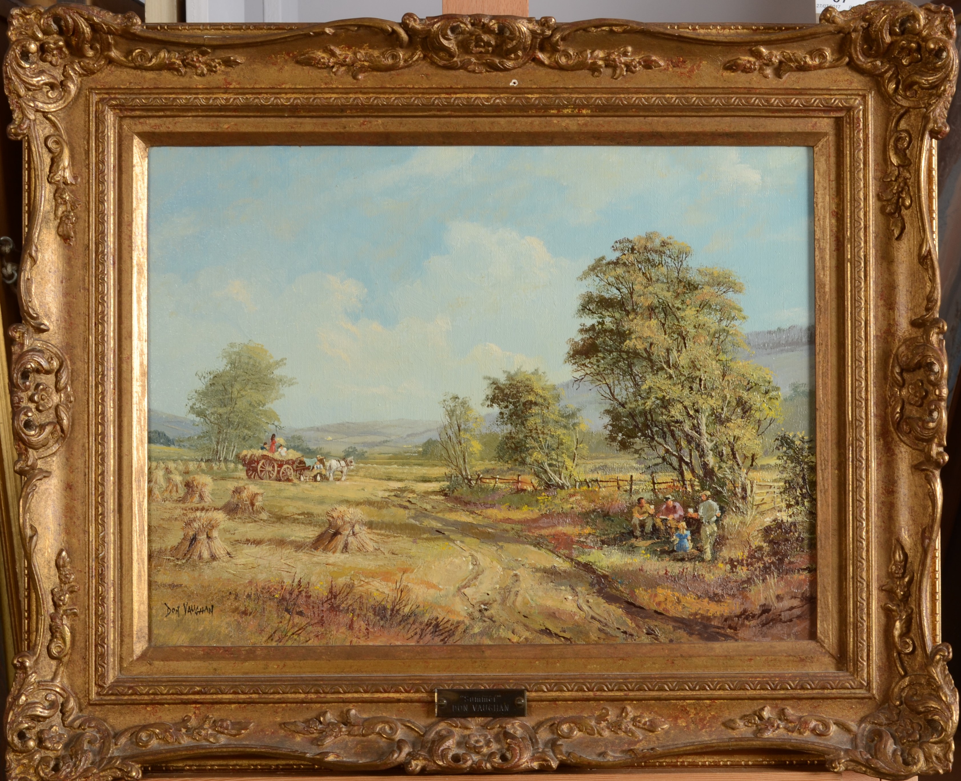 DON VAUGHANSummerOil on canvasSigned30 x 40 cm