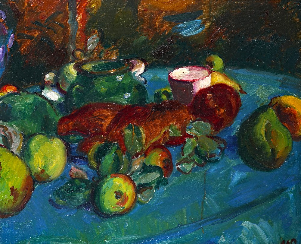 Sir Matthew Smith CBE (1879-1959) Still Life with Gothic Figure Signed ...