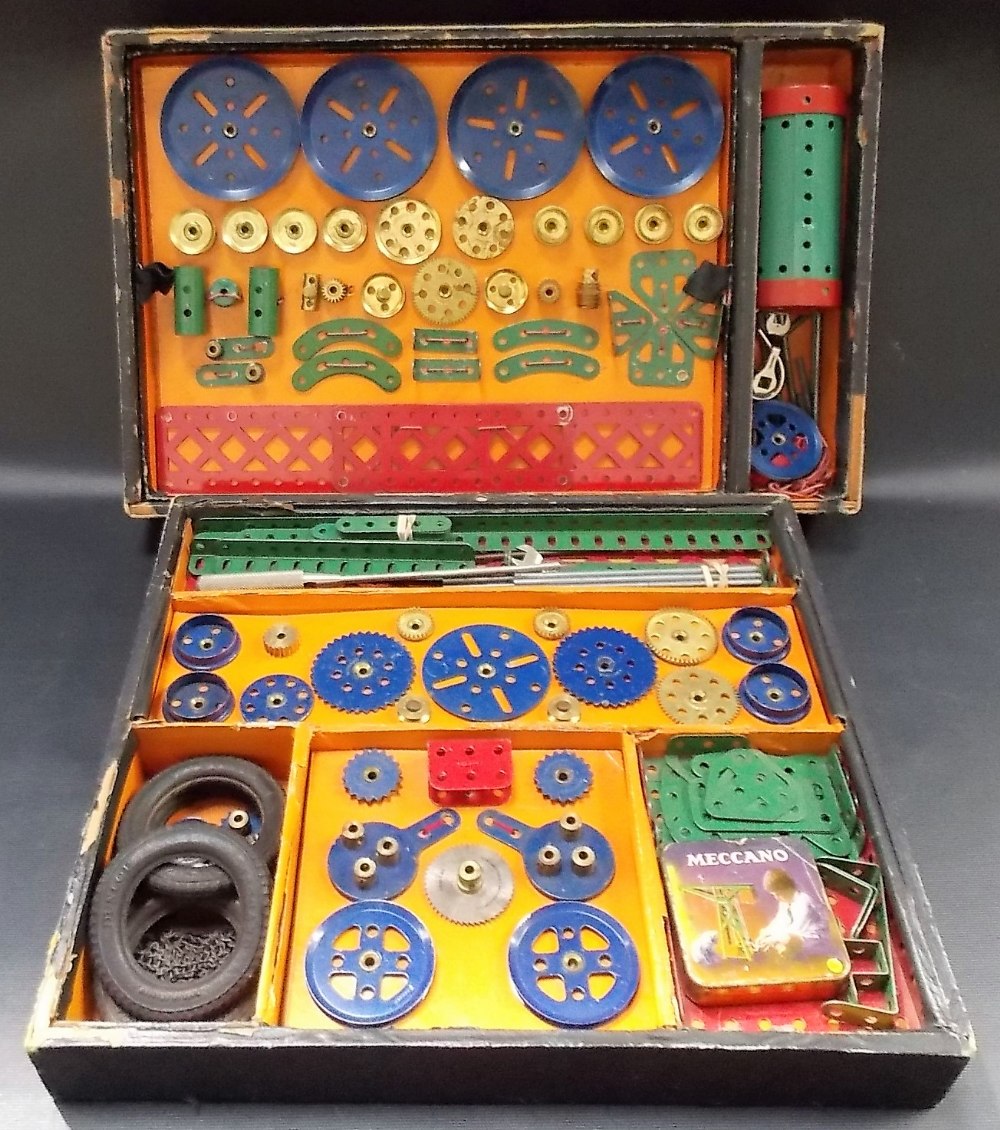 1930's Meccano Set 3 and 3A, both within original box(we do not ...