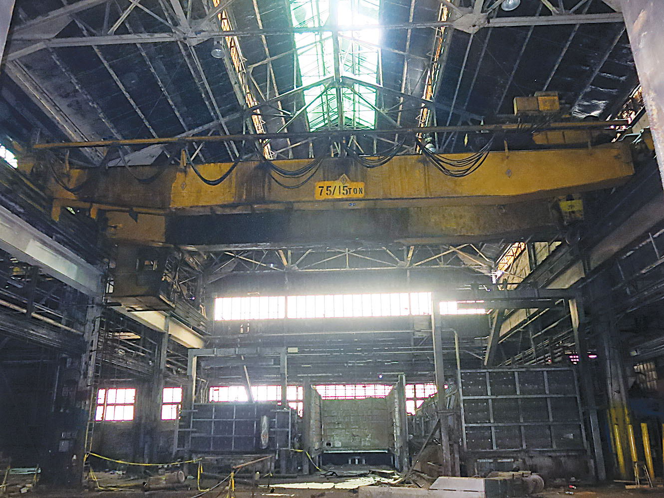 Shepard Niles 75/15 Ton Twin Box Girder Radio Controlled Bridge Crane ...