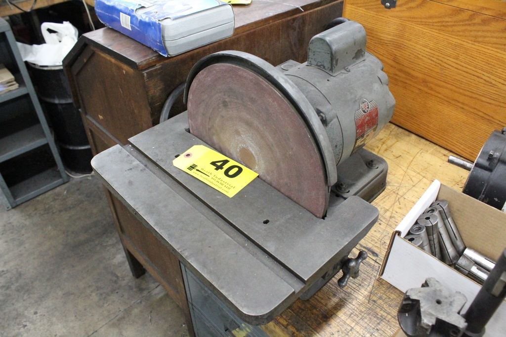 DELTA ½ HP 12” BENCH TOP DISC SANDER 110V SINGLE PHASE