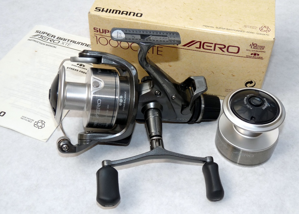 REEL: Shimano Aero 10,000 XTE Super baitrunner reel, free spool with ...