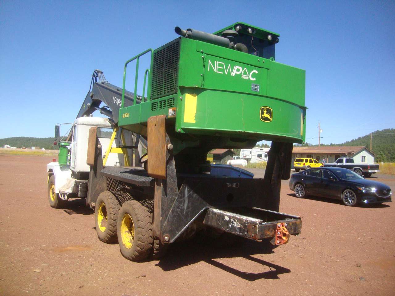 2015 John Deere 437D Knuckle Boom Log Loader Rotobec 360ø Grapple Head ...