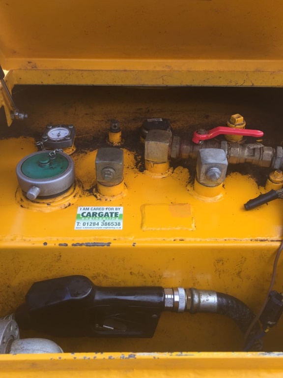 WESTERN PORTABLE TRANS CUBE DIESEL TANK 950 LITRES, BUNDED MODEL UN1202 ...