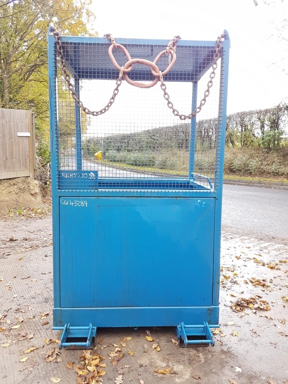 2015 CONQUIP MAN RIDING CAGE FOR CRANE OR FORKLIFT COMPLETE WITH ...