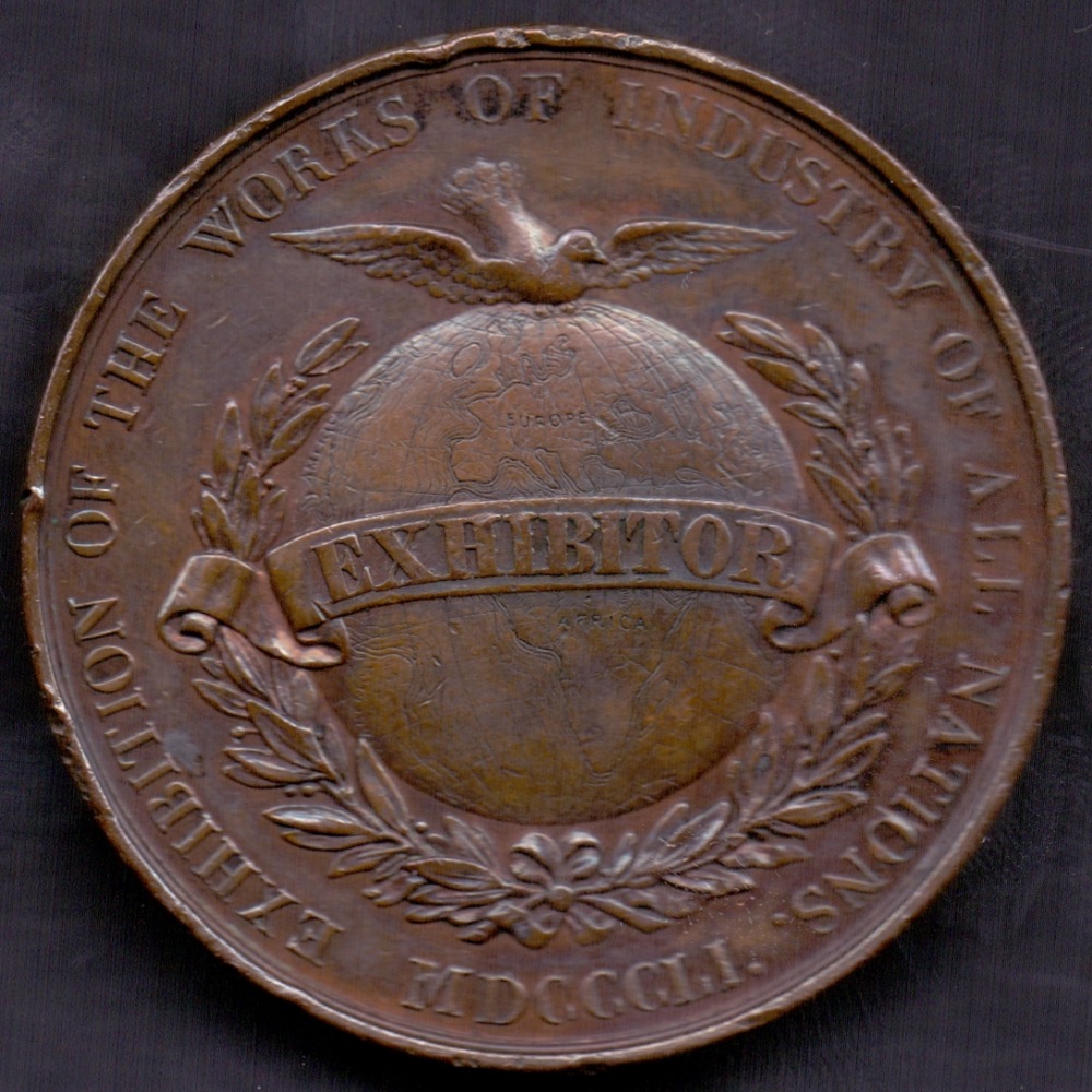 COINS : 1851 Prince Albert Medal for the "Exhibition of the Works of ...