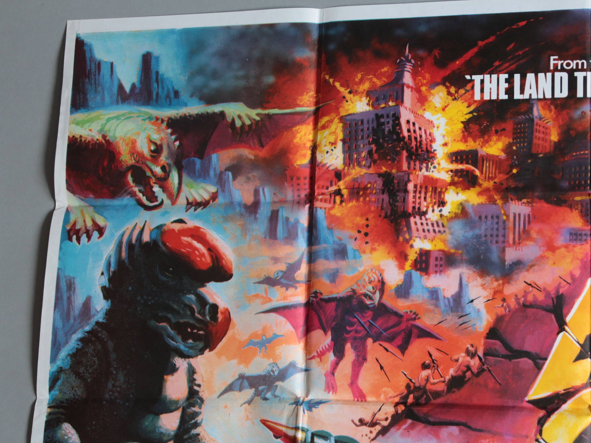 At the Earths Core (1976) original British Quad Film Poster 30x40" art ...