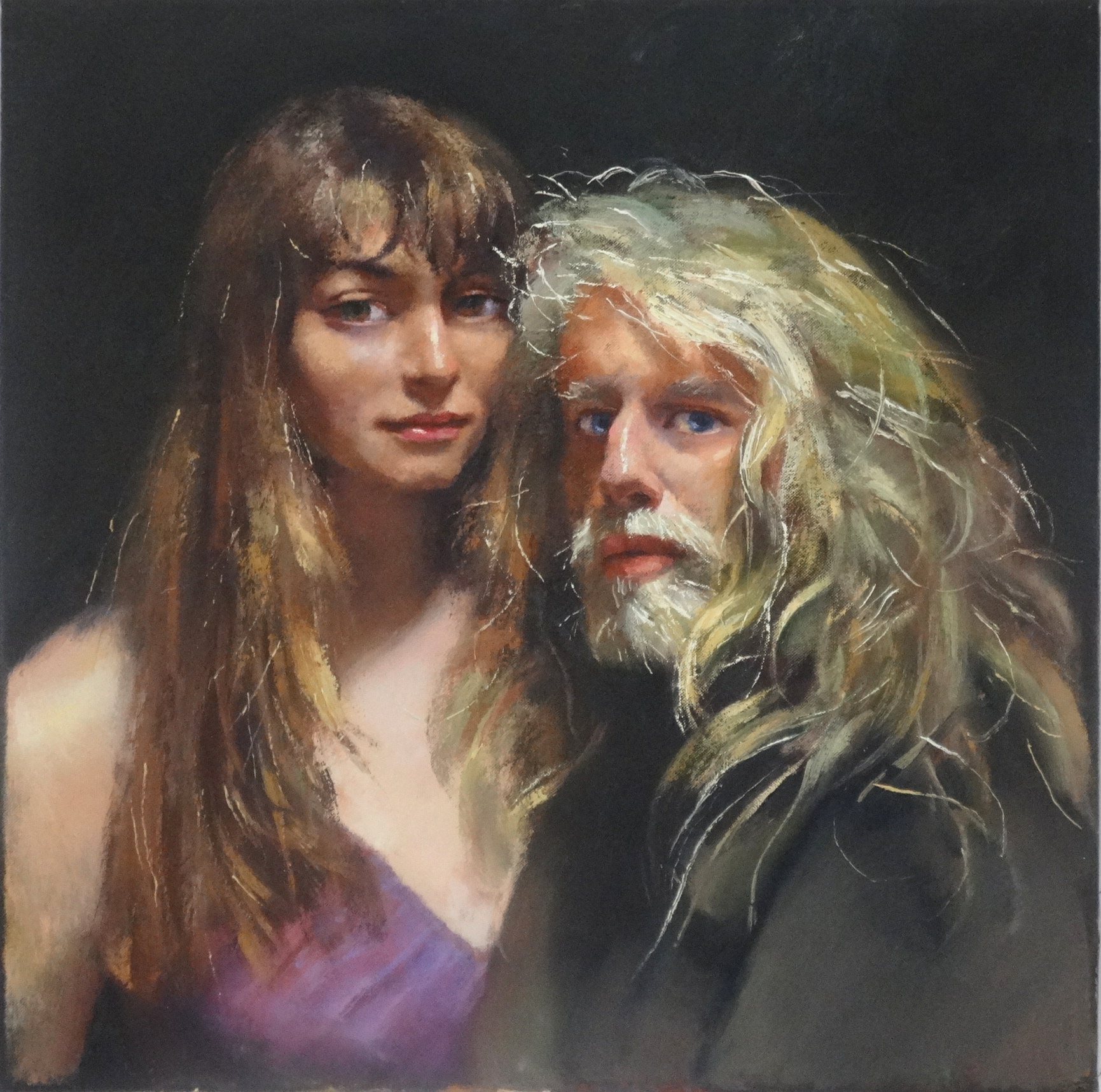Robert Lenkiewicz (1941-2002), a fine oil on canvas 'Painter with ...