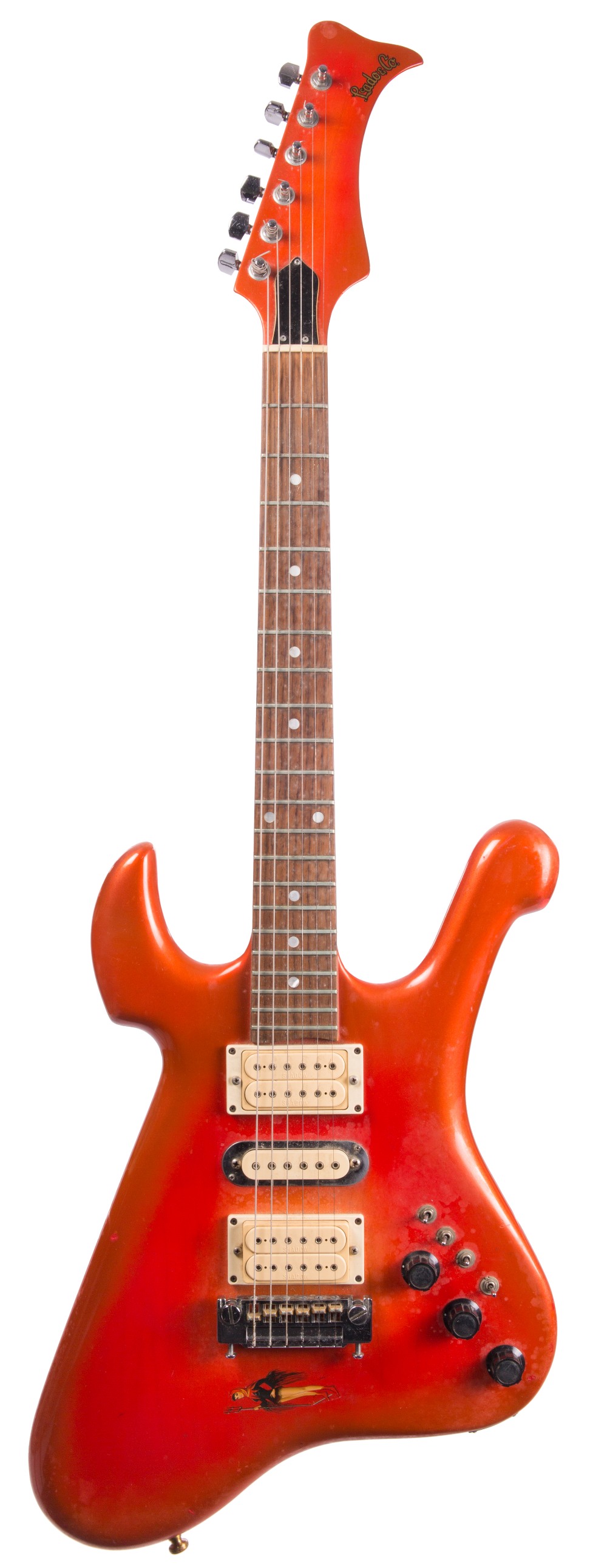 1983 Lado & Co Condor electric guitar, made in Canada; Finish: metallic ...