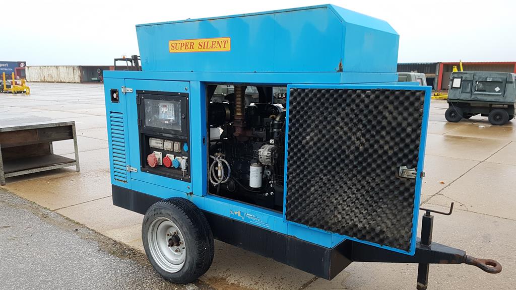 * Iveco 50KVA Towed Generator. A Single Axle Towed Generator including ...
