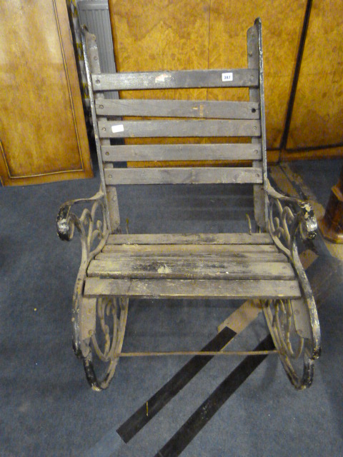 Cast Iron Rocking Chair