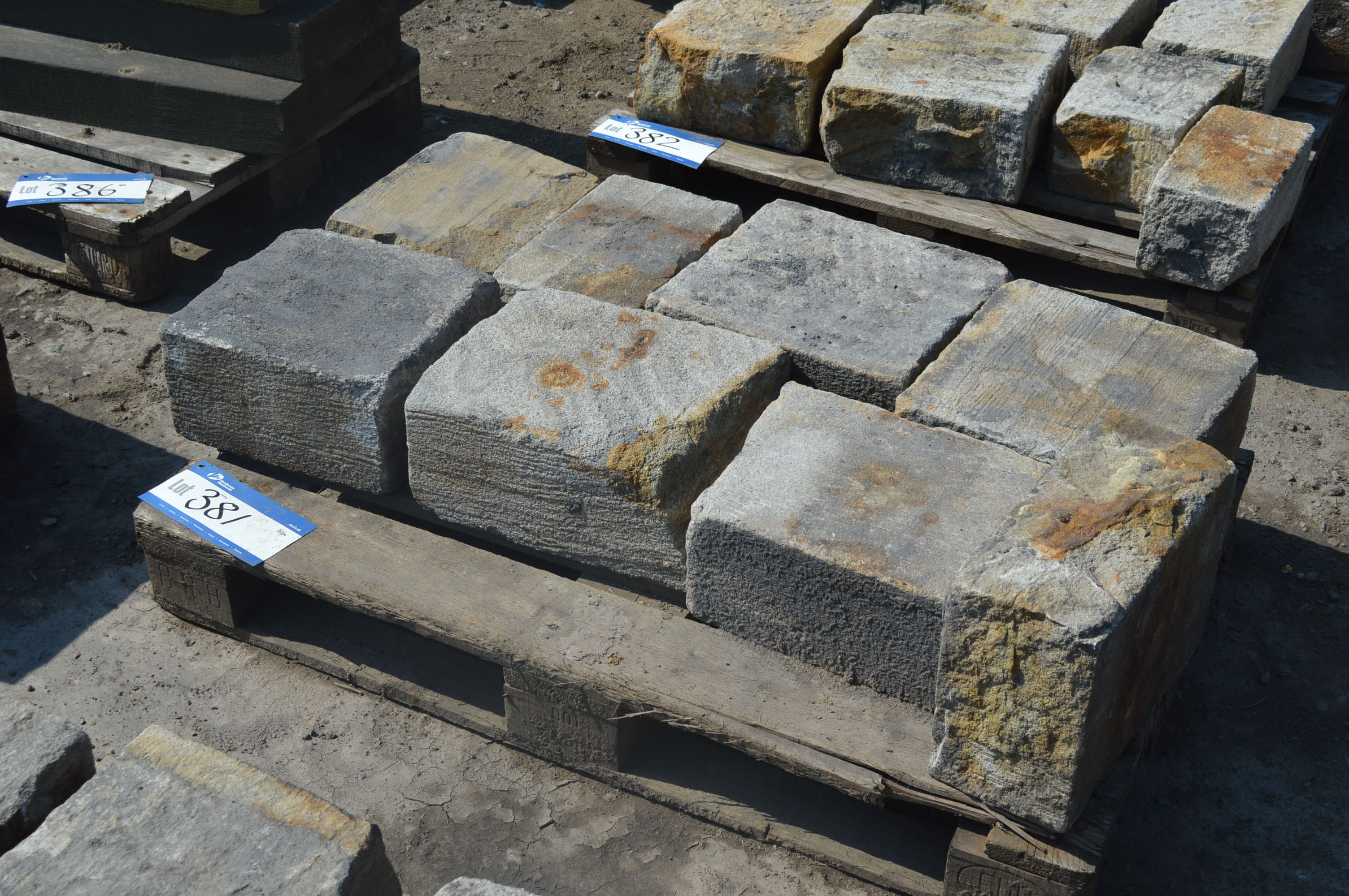 Reclaimed Stone Blocks, on pallet