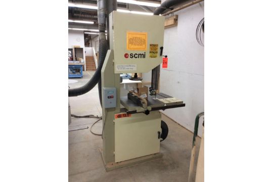 SCMI 20" vertical band saw, mn SC600, sn 682, 480 volt, 3 phase