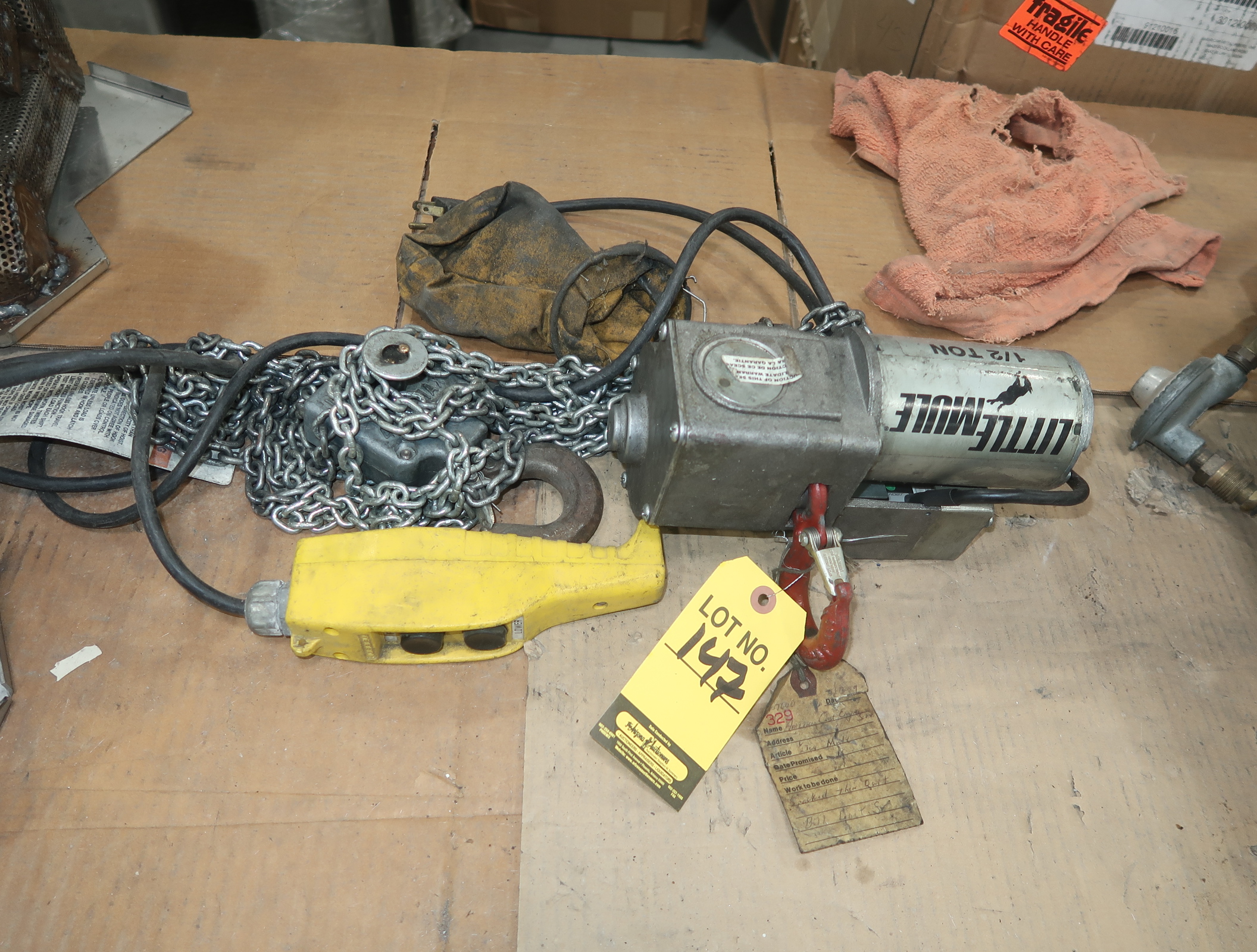 LITTLE MULE 1/2 TON ELECTRIC CHAIN HOIST