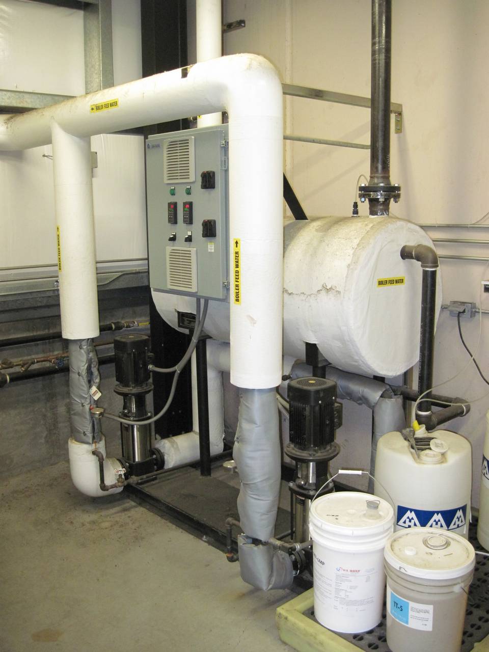 2007 Bryan Boiler Mdl: AB250-S-150-FD Boiler, 60Hp, 100psi w/ Pump Skid ...