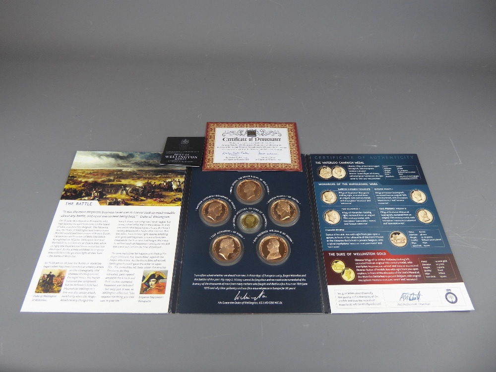 The Battle of Waterloo 200 Years Commemorative Coin Set. The set ...