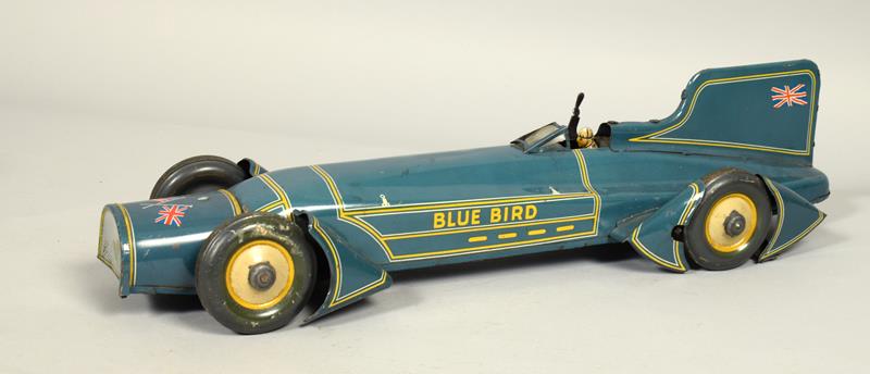 A Gunthermann clockwork tinplate model of Captain Campbell's 'Bluebird ...