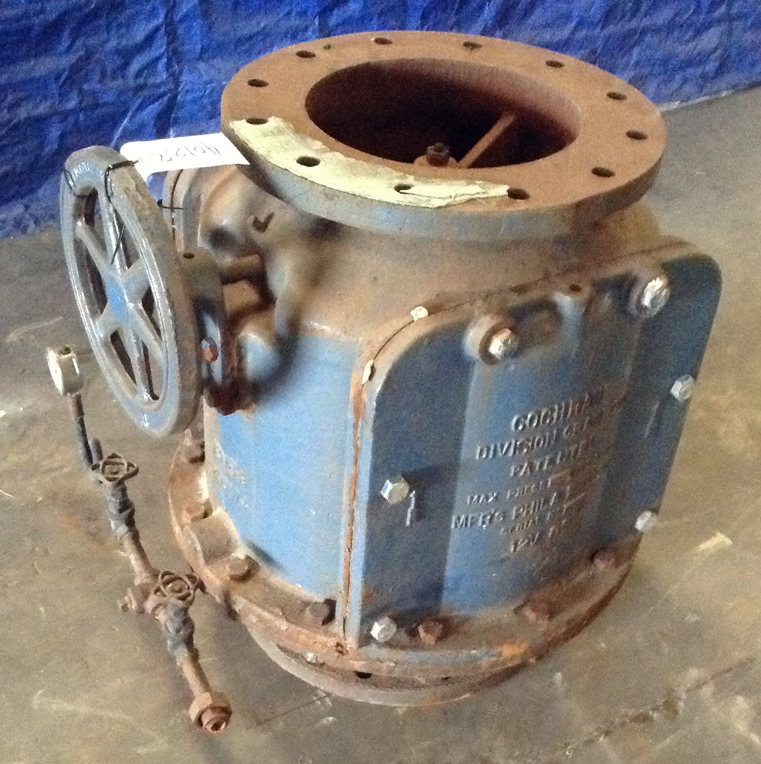 Cochrane size 12 multiport valve, 12” flanged fitting, 60,000 pound ...