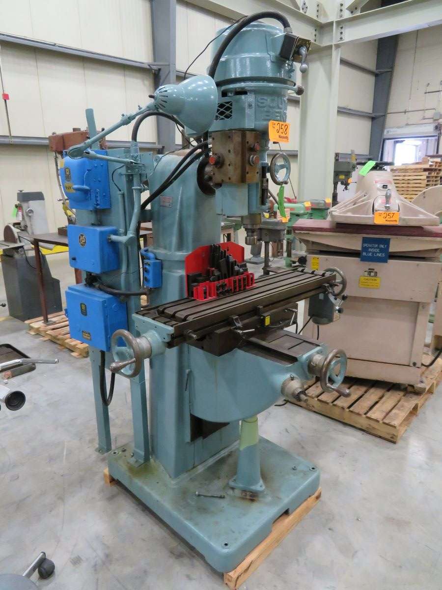 South Bend MIL 4218 Vertical Milling Machine 42"x9" T Slotted Table ...