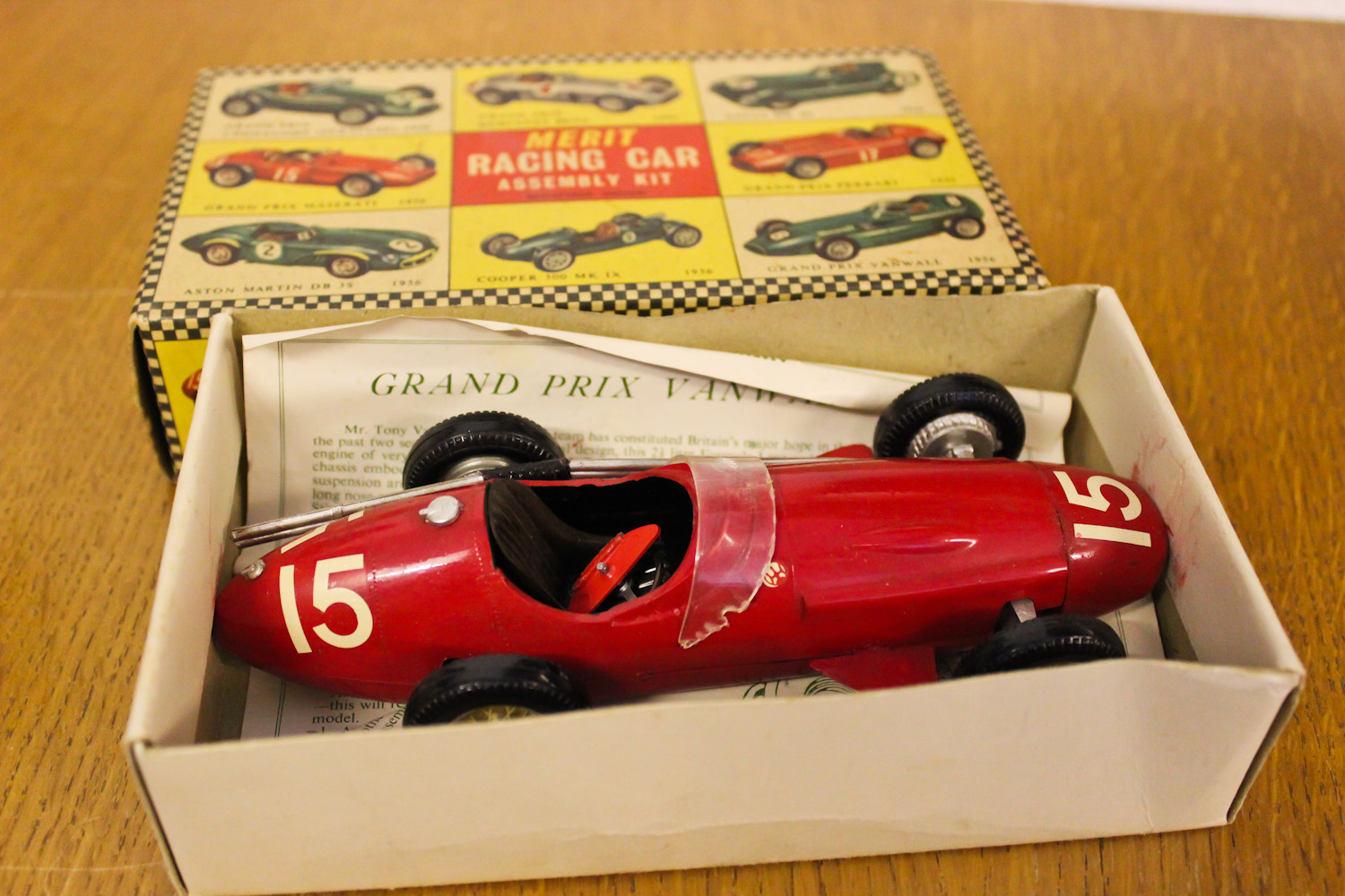 A Merit racing car assembly kits, all constructed and in original boxes ...
