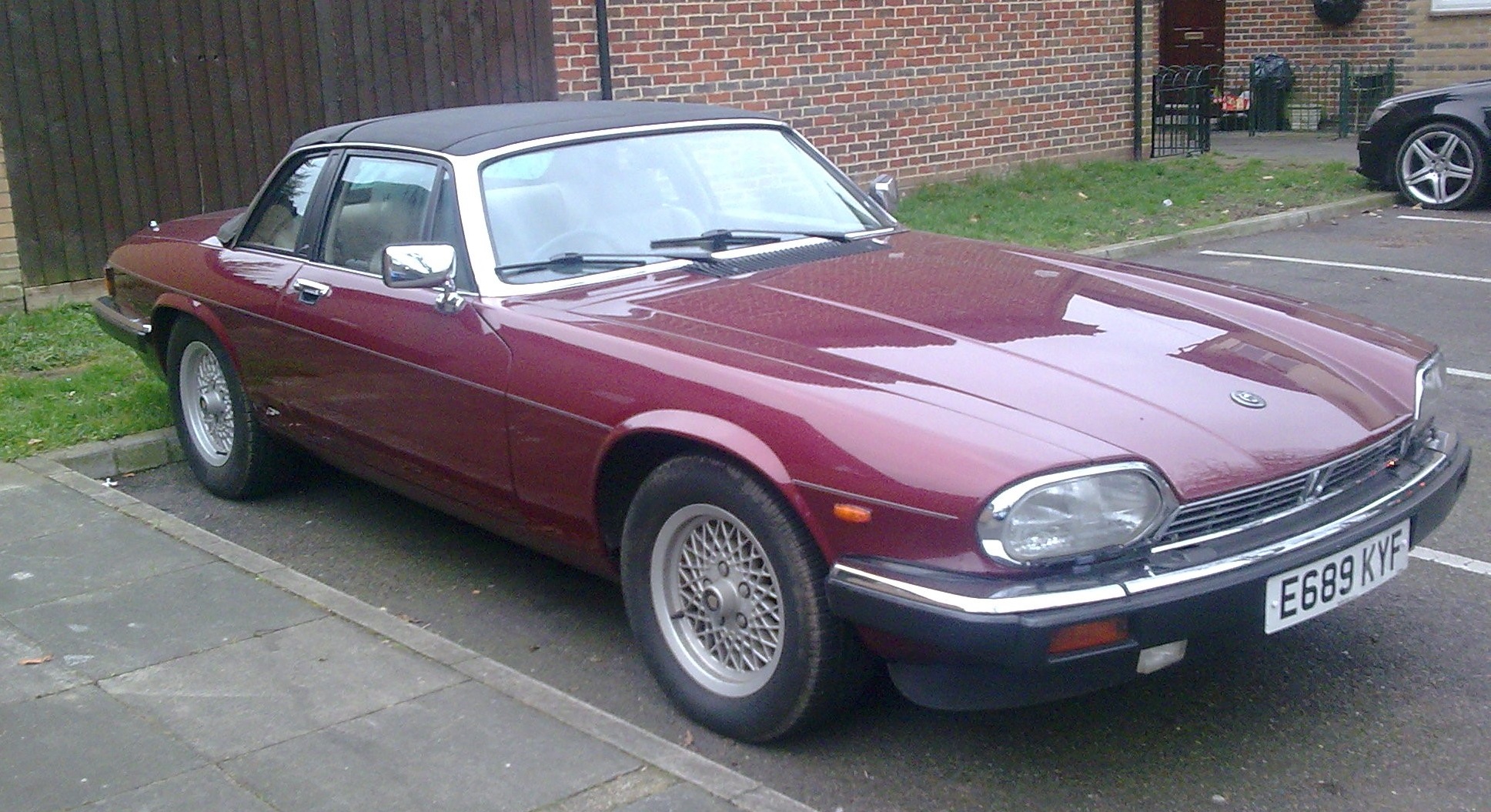 A 1988 Jaguar XJS V12 4 Seat Convertible by Tickford: In Regency Red ...